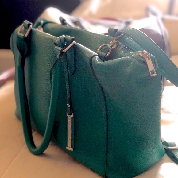 JustFab | Bags | Just Fab Lake Green Shoulder Bag | Poshmark